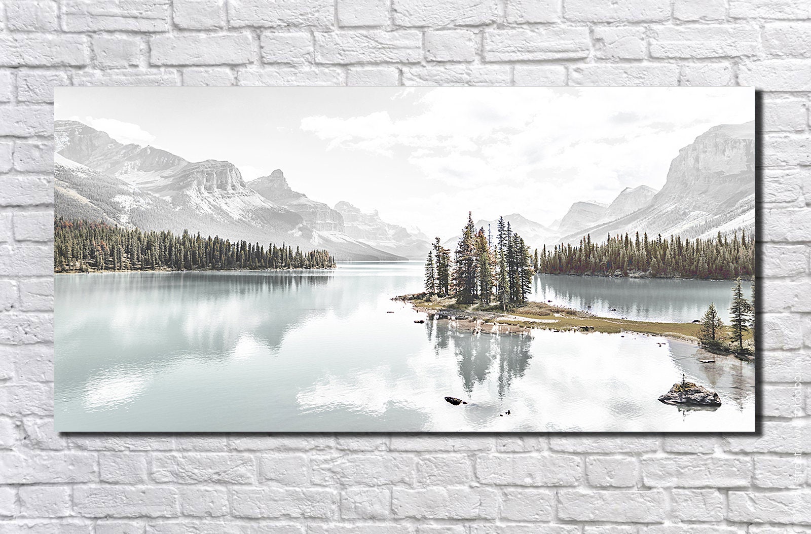 Set of Mountain Prints Set of Mountain Wall Art Landscape Wall | Etsy