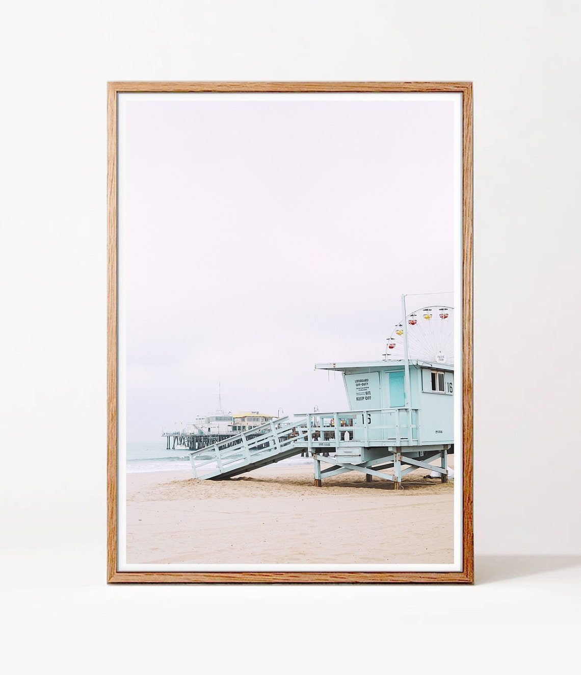 California Wall Art Beach Print Ocean Wall Art Beach Poster - Etsy