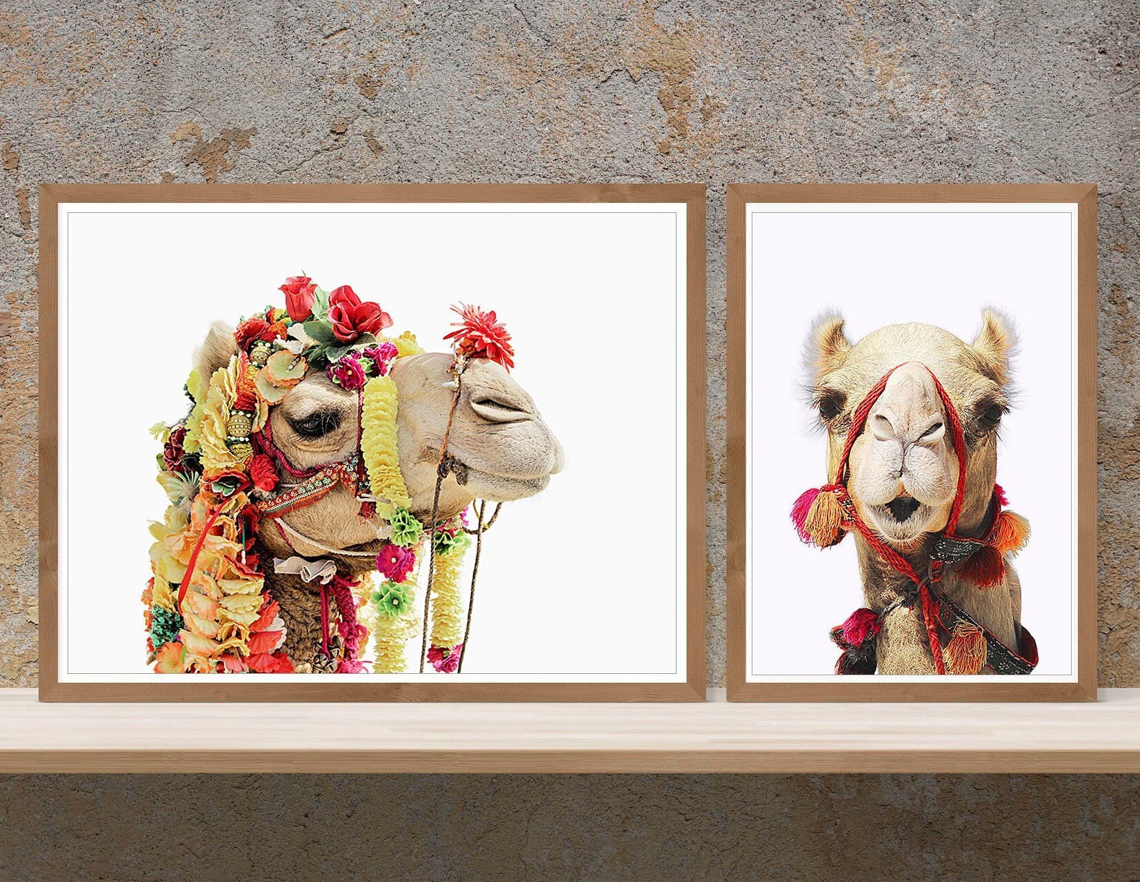 Desert Animal Print Camel Art Print Digital Download Boho | Etsy