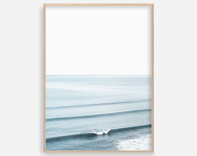 Ocean Wave Art, Surf Art, Beach Poster, Ocean Poster, Abstract Ocean ...