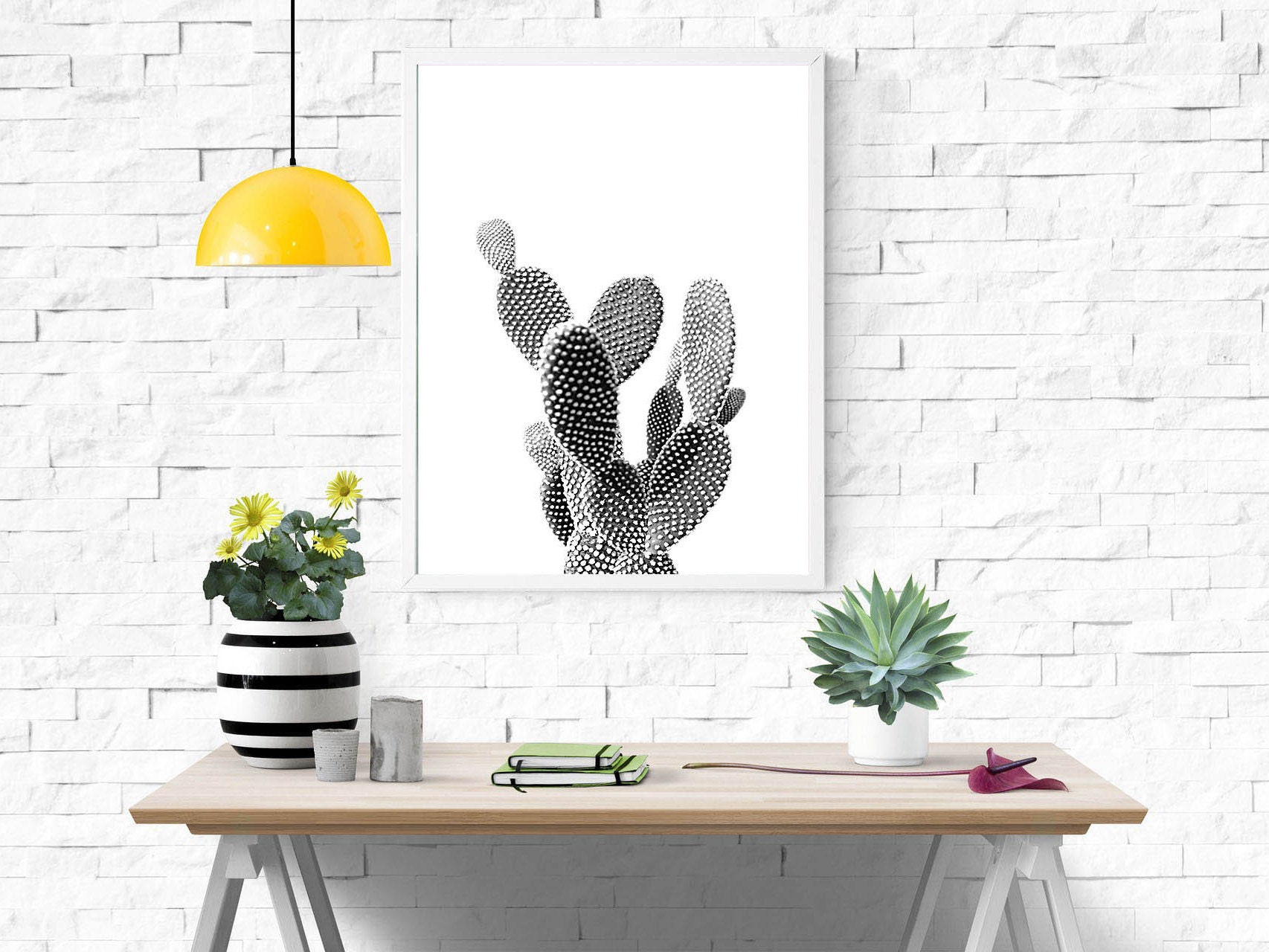 Cactus Print, Succulent Print, Digital Download, Printable Wall Art ...