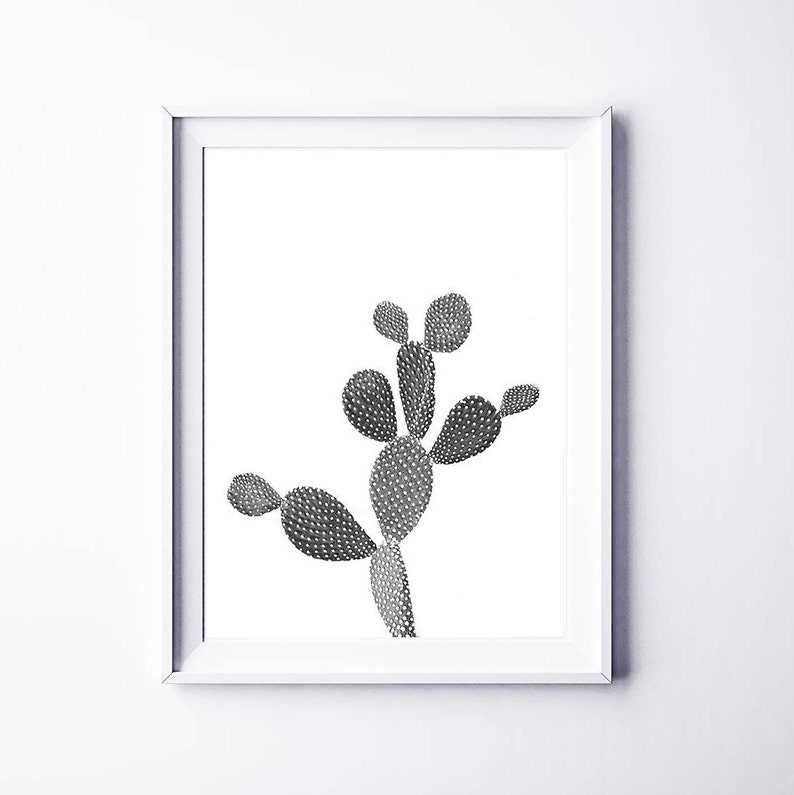 Cactus Print Cacti Wall Art Digital Download - Etsy