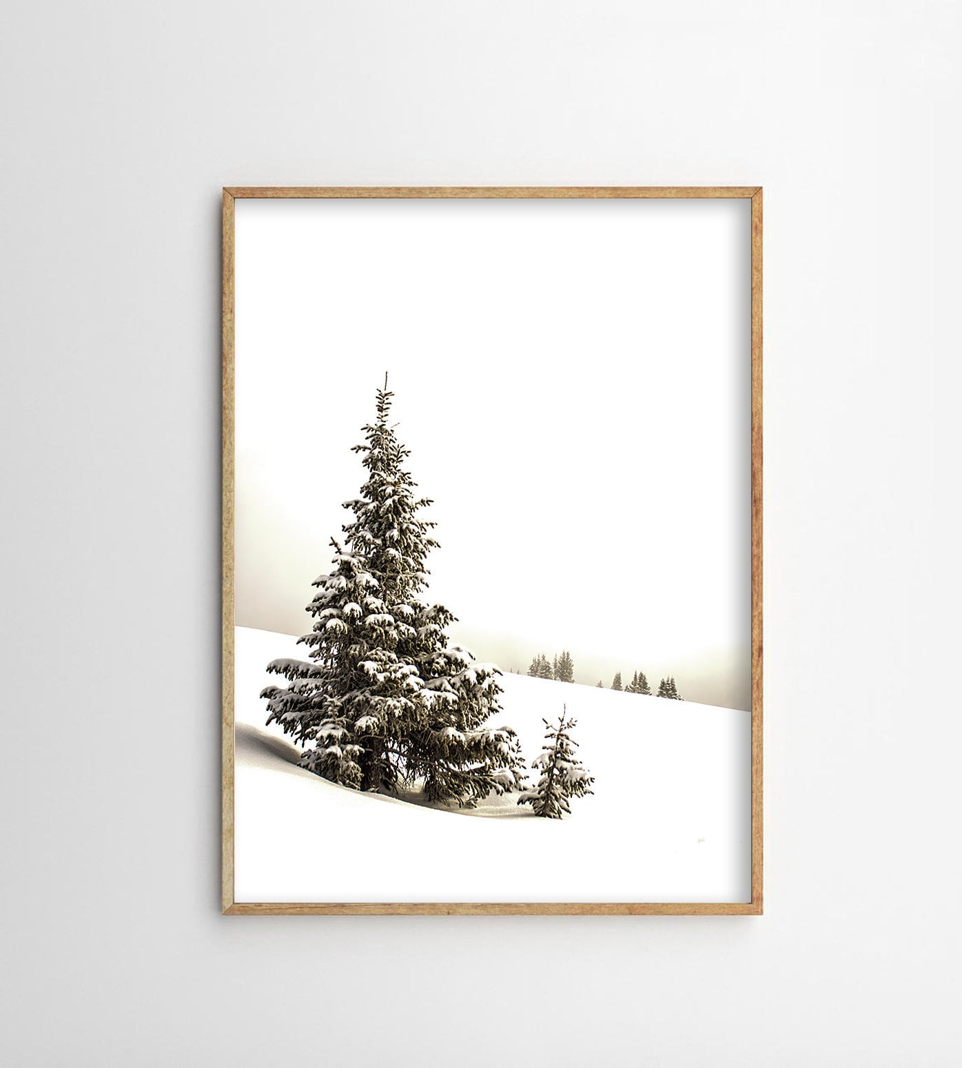 Winter Wall Art Christmas Wall Decor Winter Photography Snow | Etsy