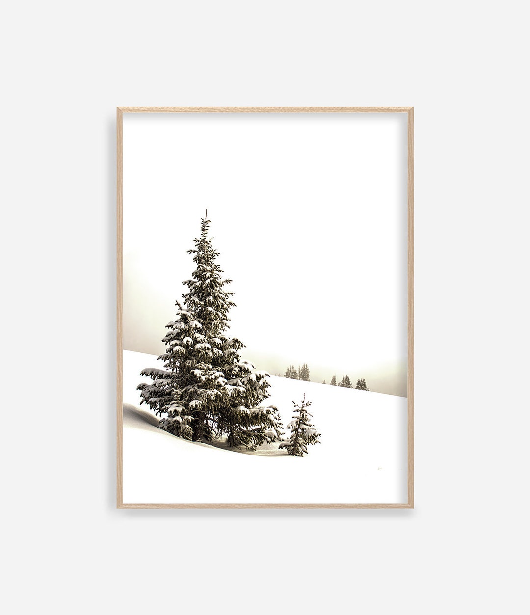 Winter Wall Art, Christmas Wall Decor Winter Photography, Snow Trees ...