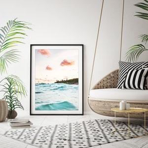 Beach Art Print Coastal Print, Beach Decor, Seascape Art, Sea Print ...