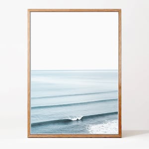 Ocean Waves Print,blue Wall Art,ocean Decor,blue Sea Print,ocean ...