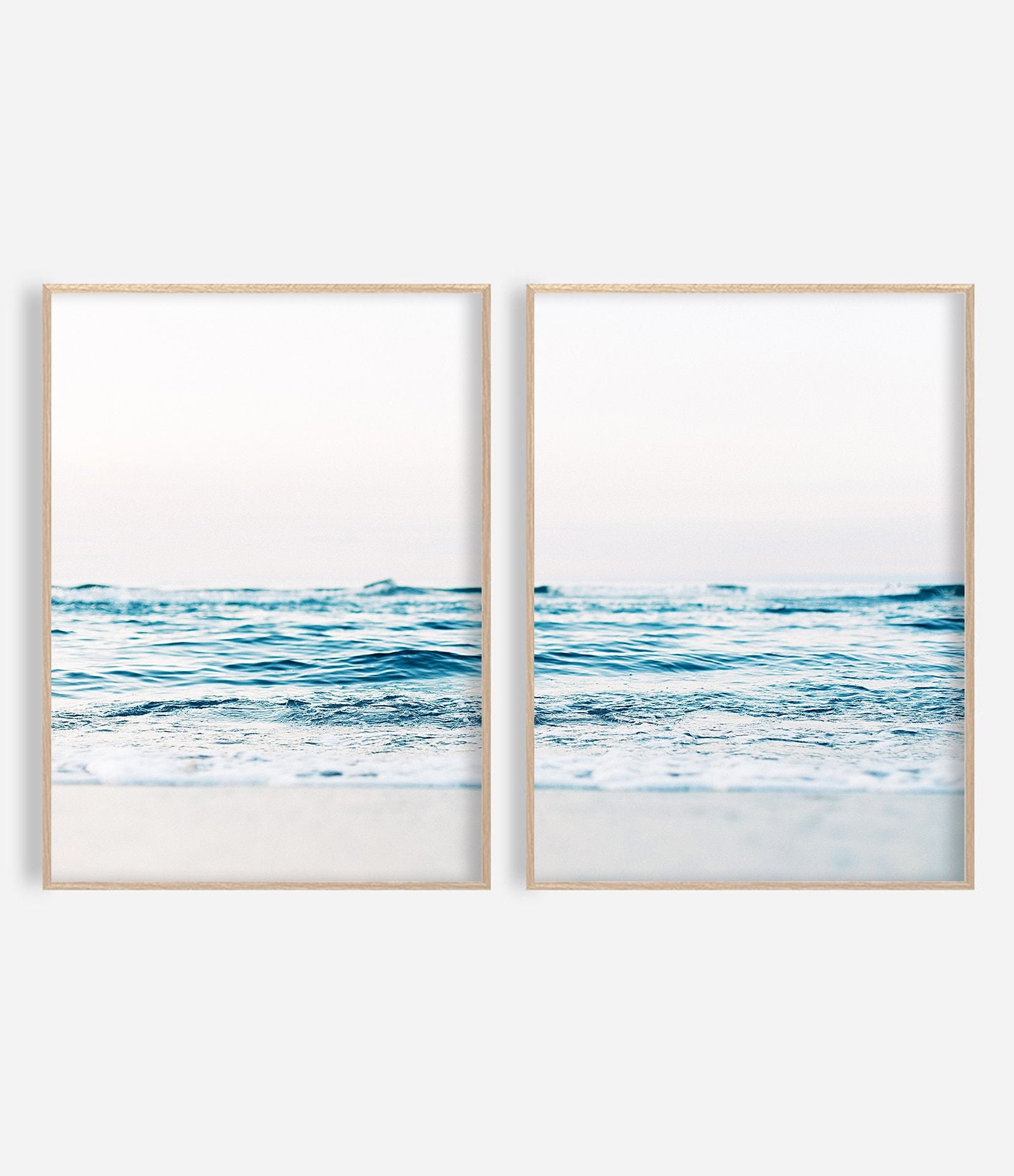 Set of 2 Beach Prints Ocean Wall Art Ocean Print Beach Wall Art Coastal ...