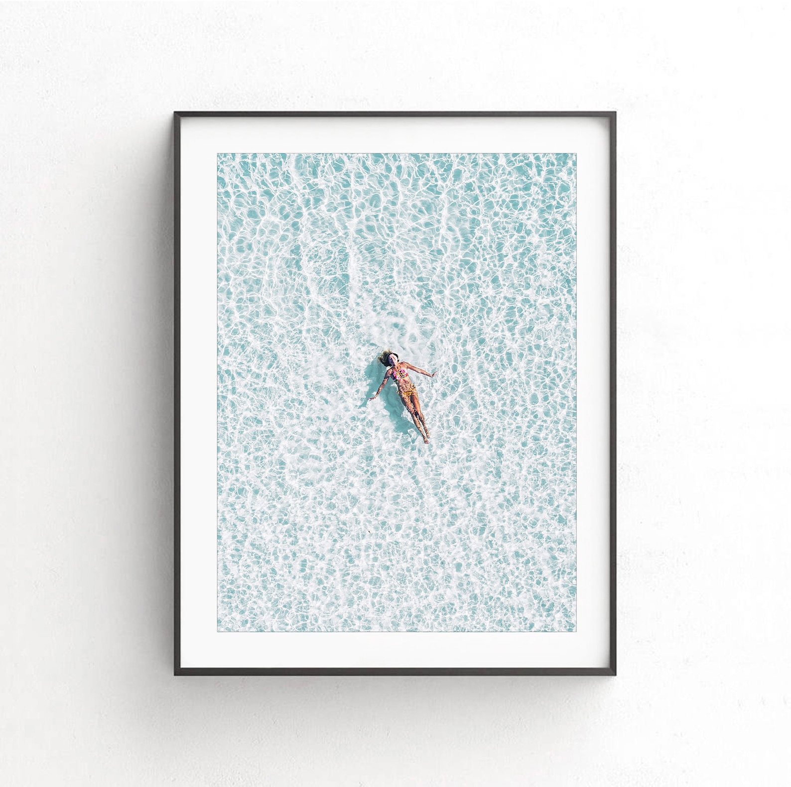 Aerial Beach Print Modern Beach Photography Summer Poster - Etsy
