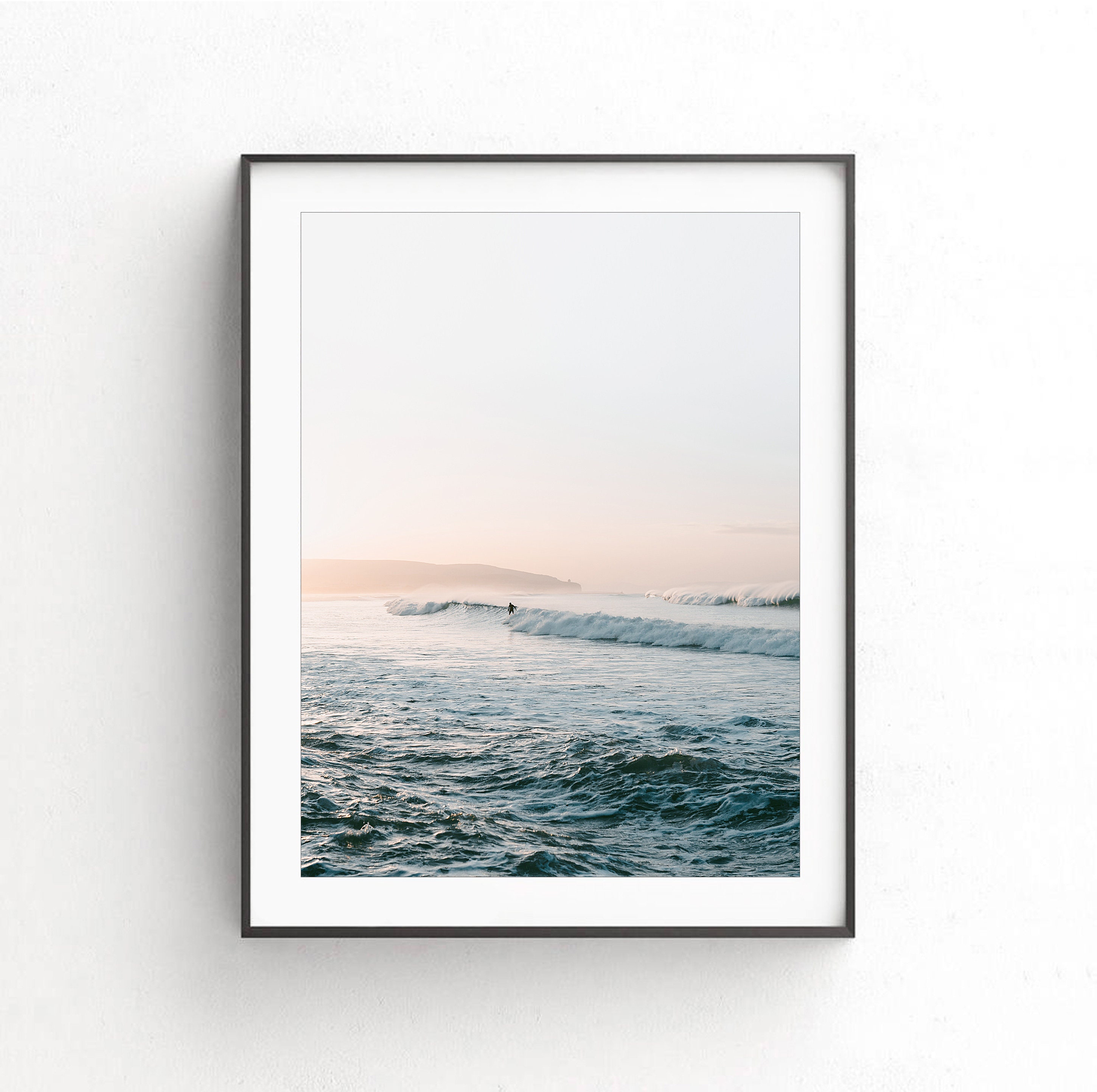 Surfing Print Ocean Wall Art Decor Boho Beach Print Beach | Etsy