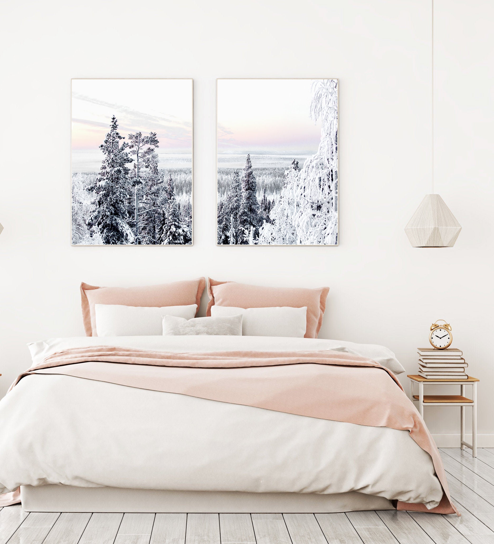 Winter Wall Art Winter Prints Set Winter Photography - Etsy
