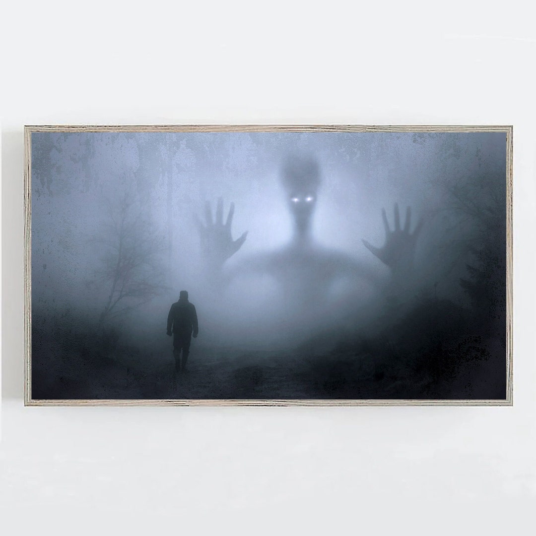 Halloween Frame TV Art Ghost Spooky Frame TV Art Digital Download ...