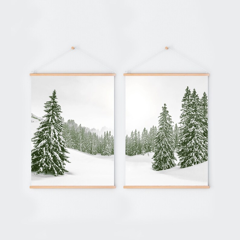 Winter Wall Art Christmas Wall Decor Winter Photography - Etsy