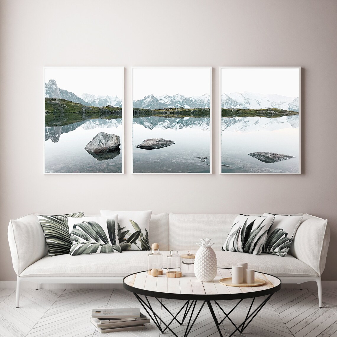 Mountain Wall Art Set of 3 Mountain Photography Landscape | Etsy