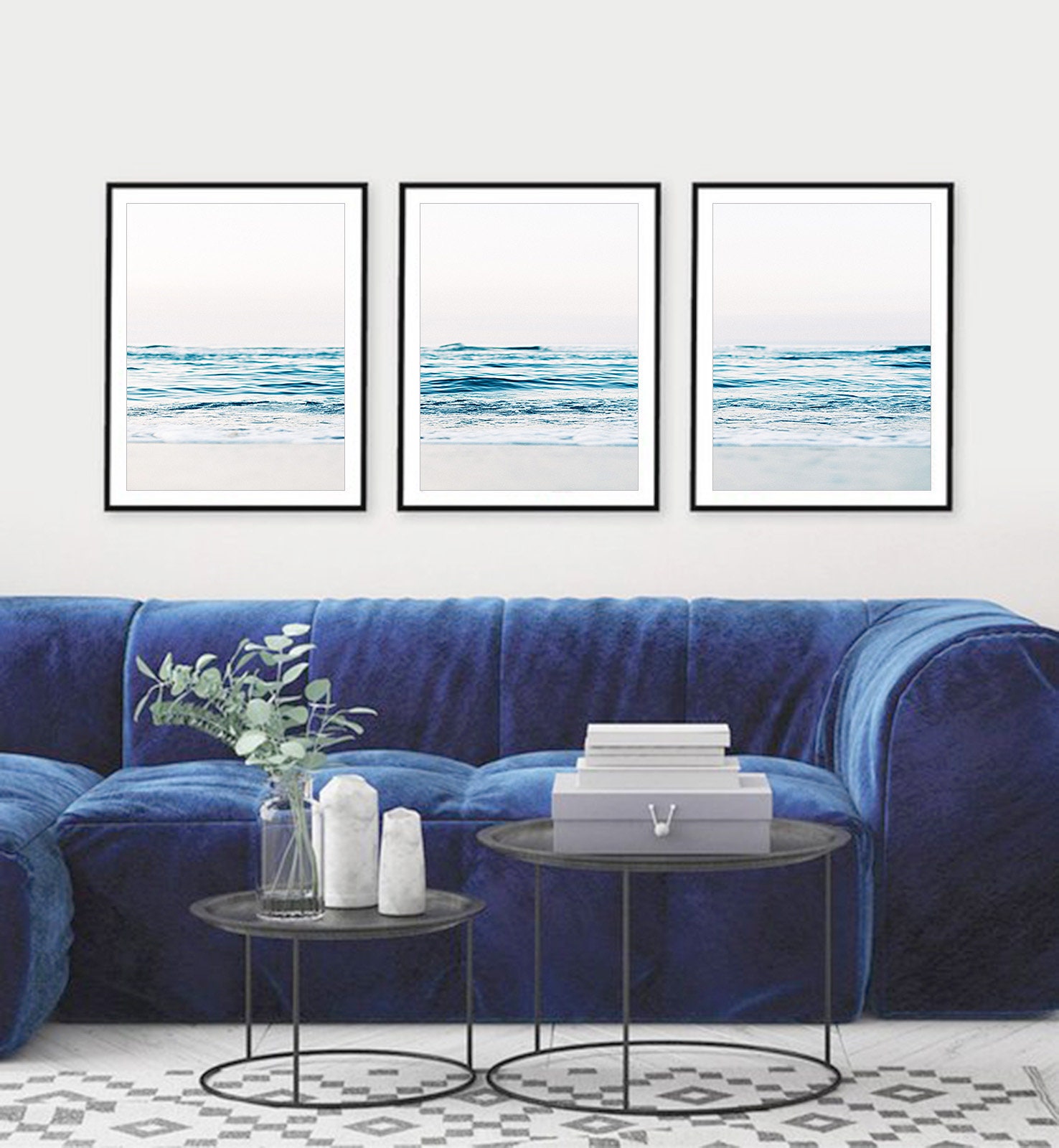 Set of 3 Beach Wall Art Ocean Wall Art Photography Beach Decor | Etsy