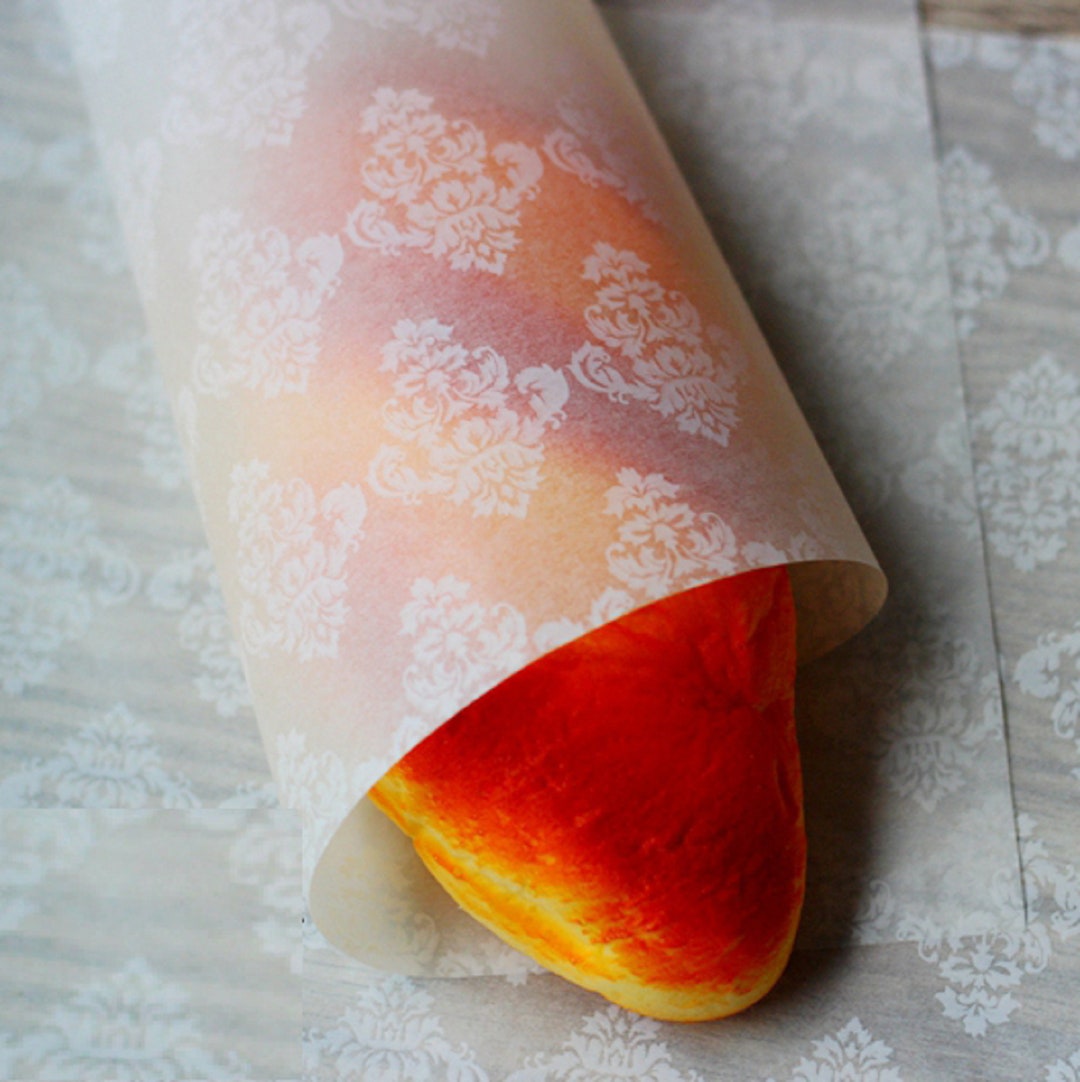 50 Food Wrapping Paper, Lace Printed Food Wrapping Paper, Wax Paper ...