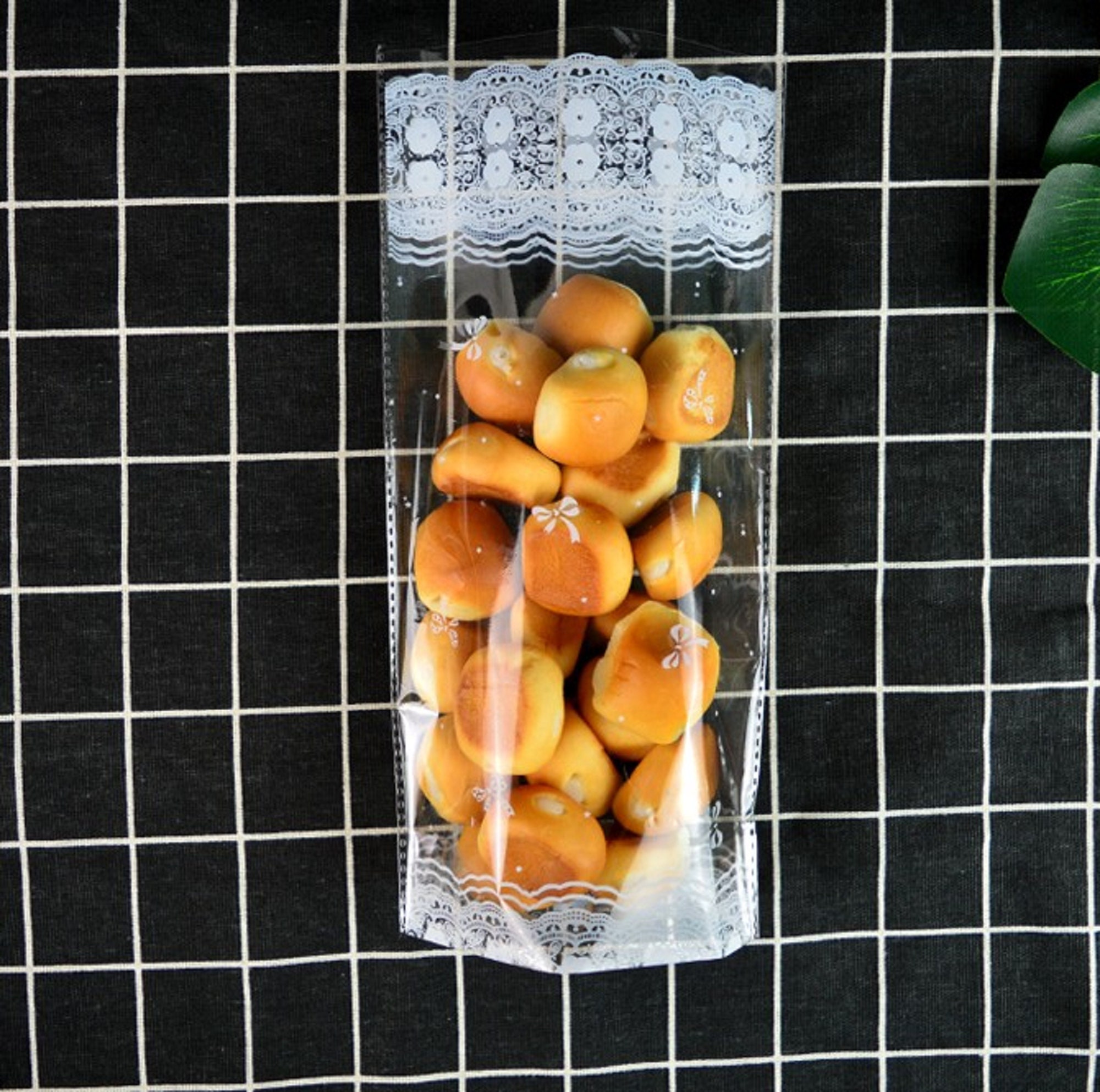 100 Food Wrapping Bag, Food Packaging Bag Candies Wrapping Paper,baking ...