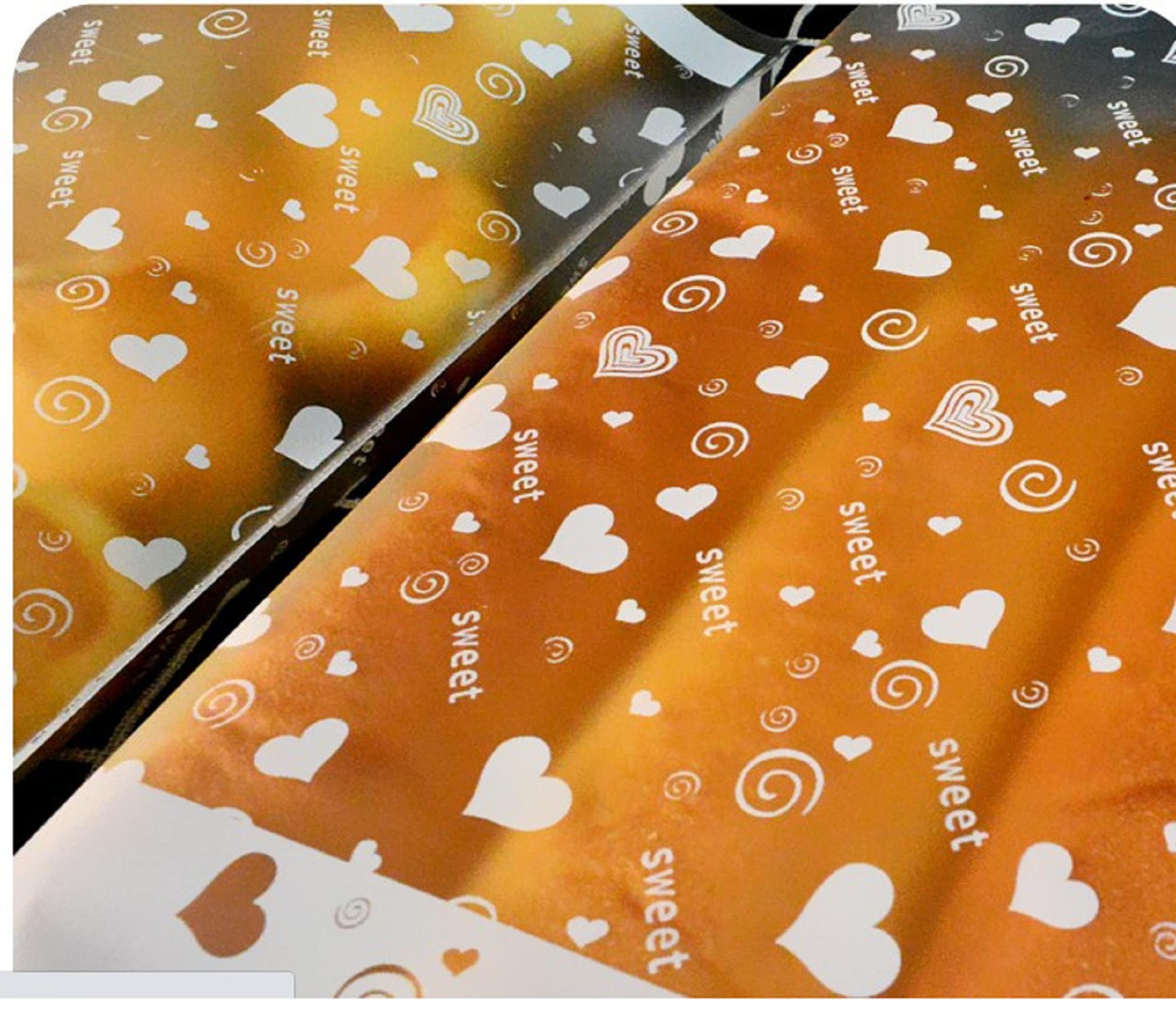 100 Food Wrapping Bag, Food Packaging Bag Candies Wrapping Paper,baking ...