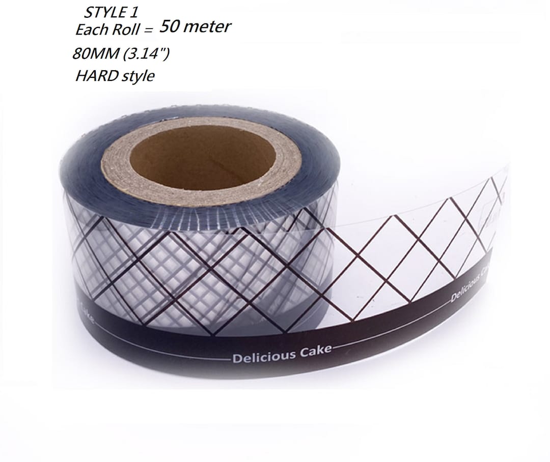 Printed Cake Collars, Transparent Acetate Sheets Roll, Clear Cake Edge ...