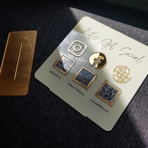 Personalized QR Code Business Sign | Custom Logo | Payment Method ...