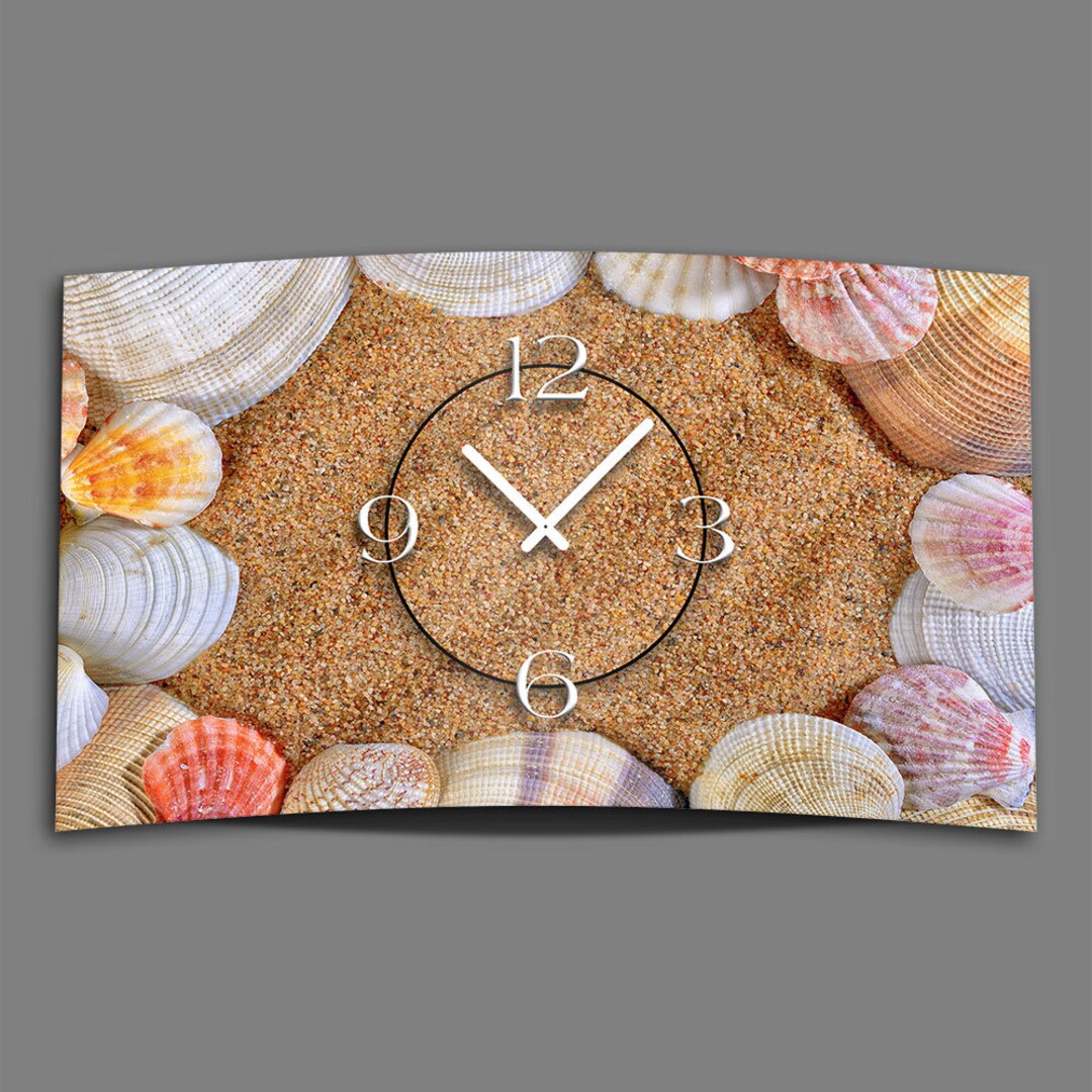 Digital Designer Art Shells Designer Wall Clock Modern Wall Clocks ...