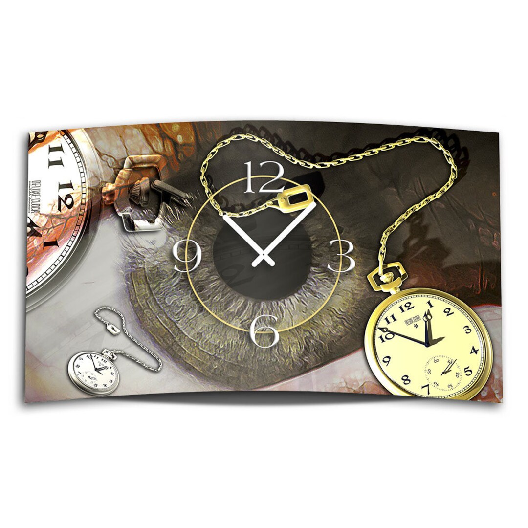 Reloj de bolsillo artístico de diseño digital, reloj de pared de diseño ...