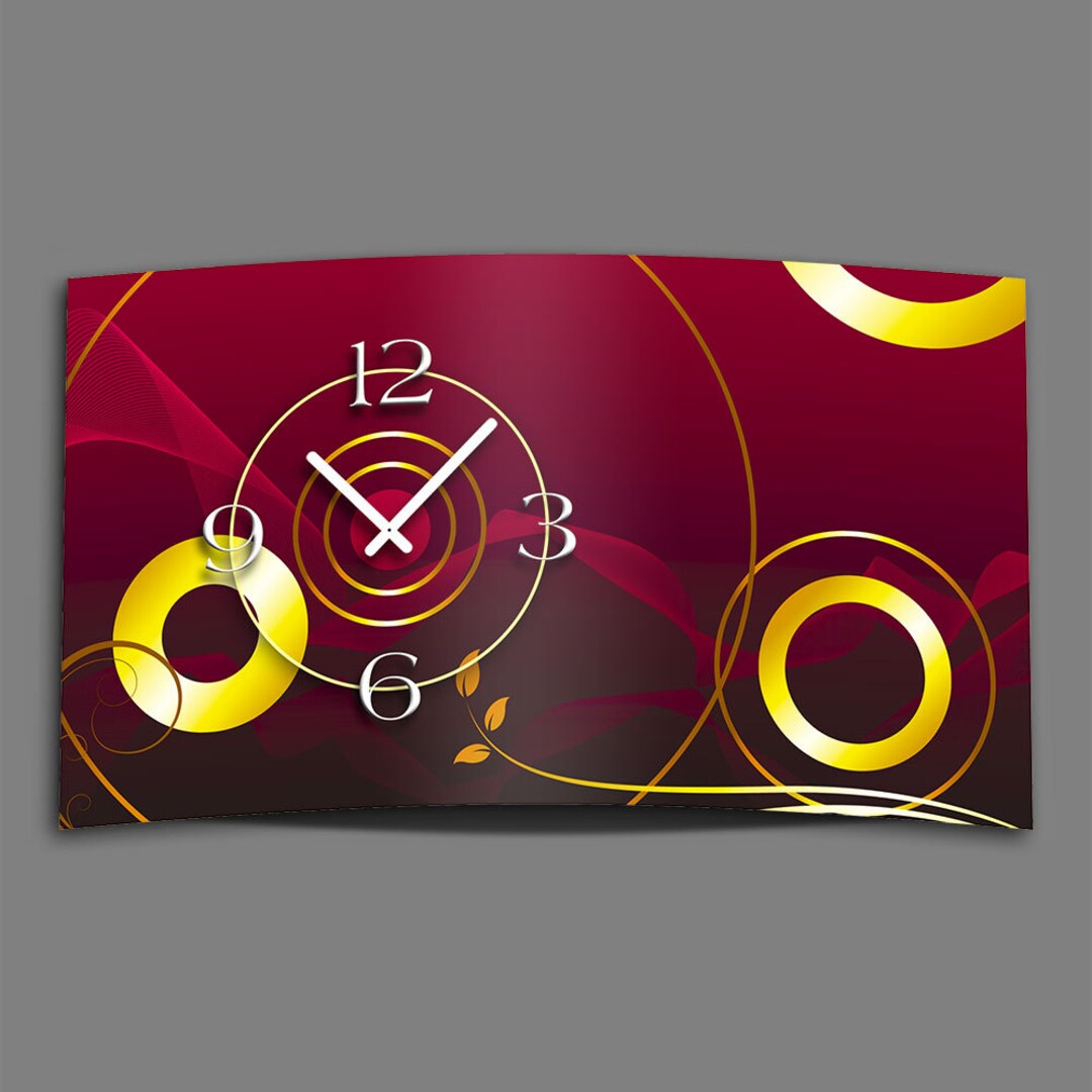 Digital Designer Art Abstract Designer Wall Clock Abstract Modern Wall ...