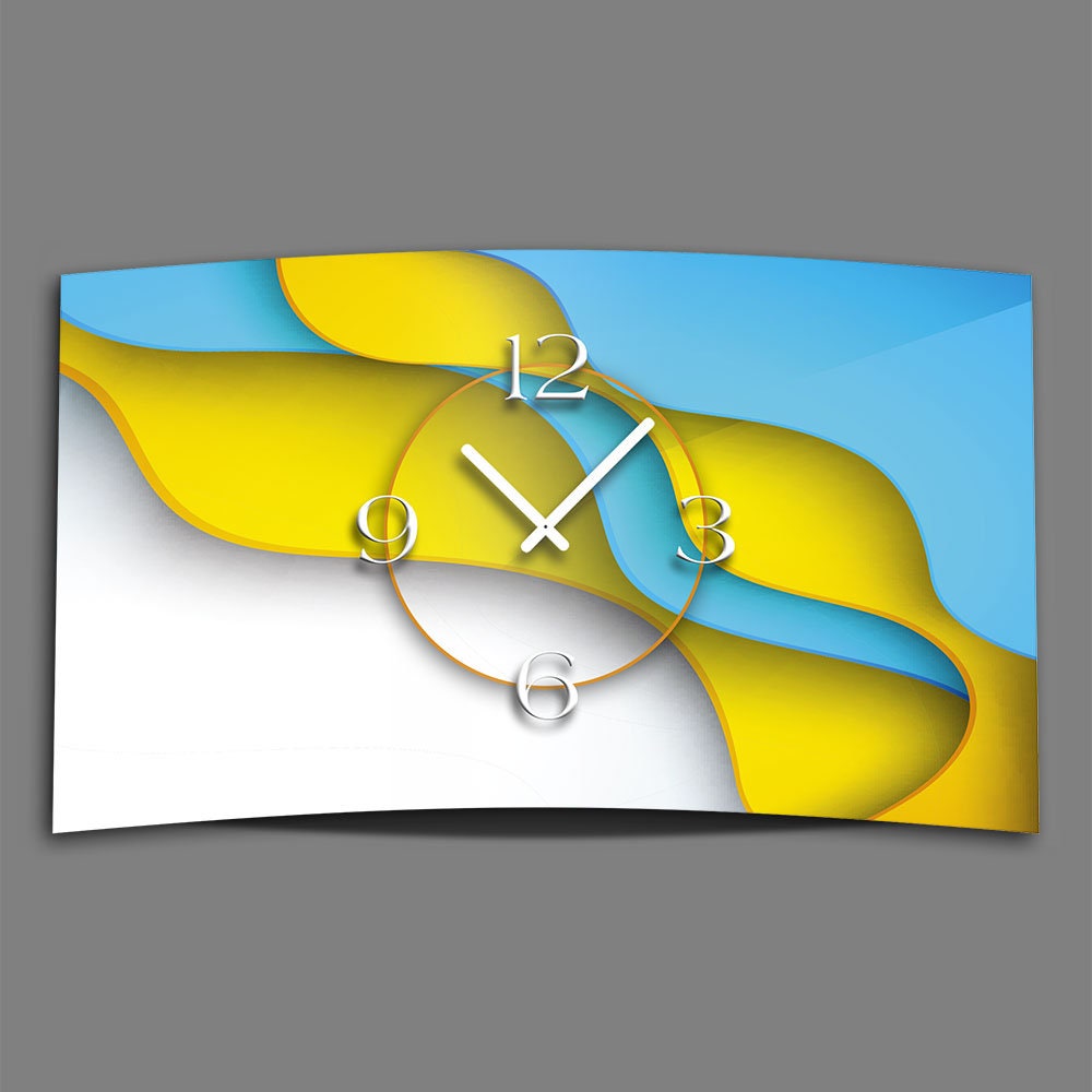 Digital Designer Art Abstract Designer Wall Clock Modern Wall Clocks ...