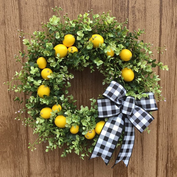 Lemon Wreath - Etsy