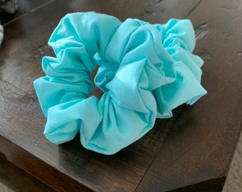 Turquoise Scrunchie - Etsy