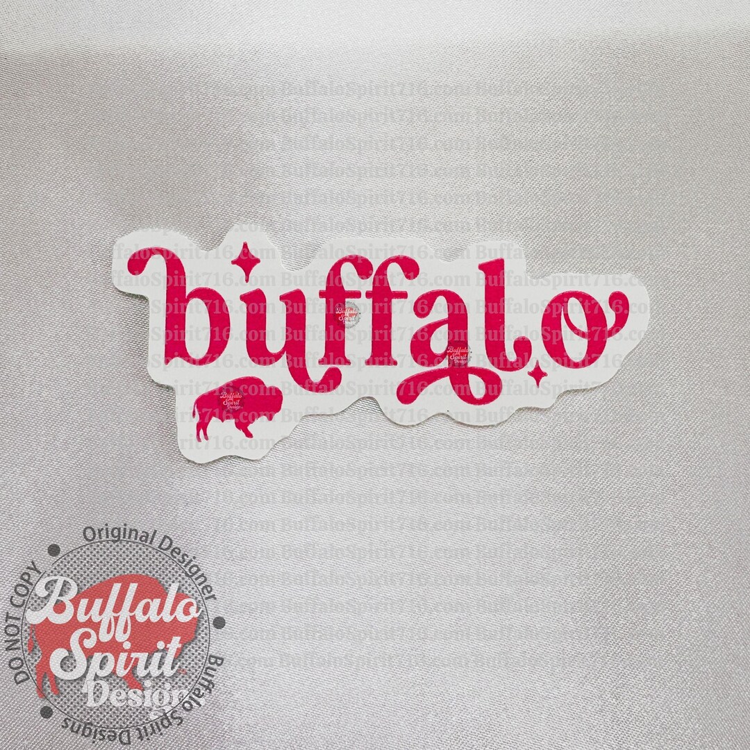 Pretty Buffalo Sticker, Lets Go Buffalo Football Sticker, Gift for ...