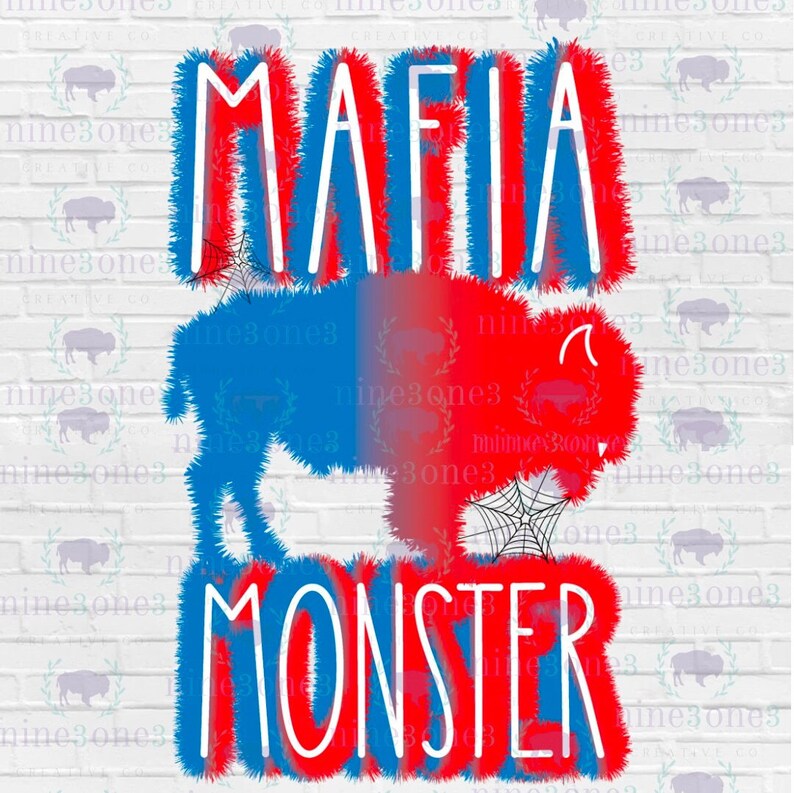 Buffalo PNG, Buffalo Png Monster, Buffalo PNG, , Buffalo Png DTF Design ...