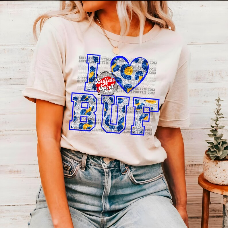 Buffalo Png, I LOVE BUF Png, Buffalo Svg, Buffalo Tailgate Shirt Design ...