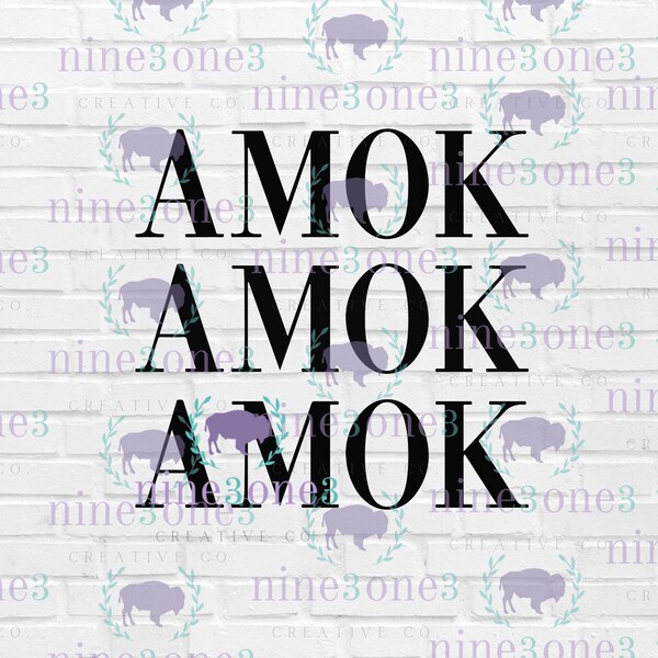 Amok - Etsy