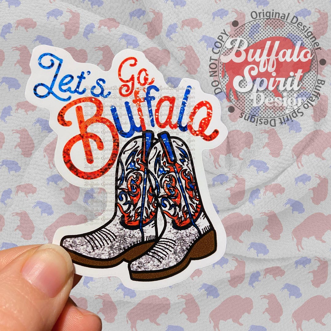 Buffalo Sticker, Lets Go Buffalo Sticker, Buffalo Football Sticker ...