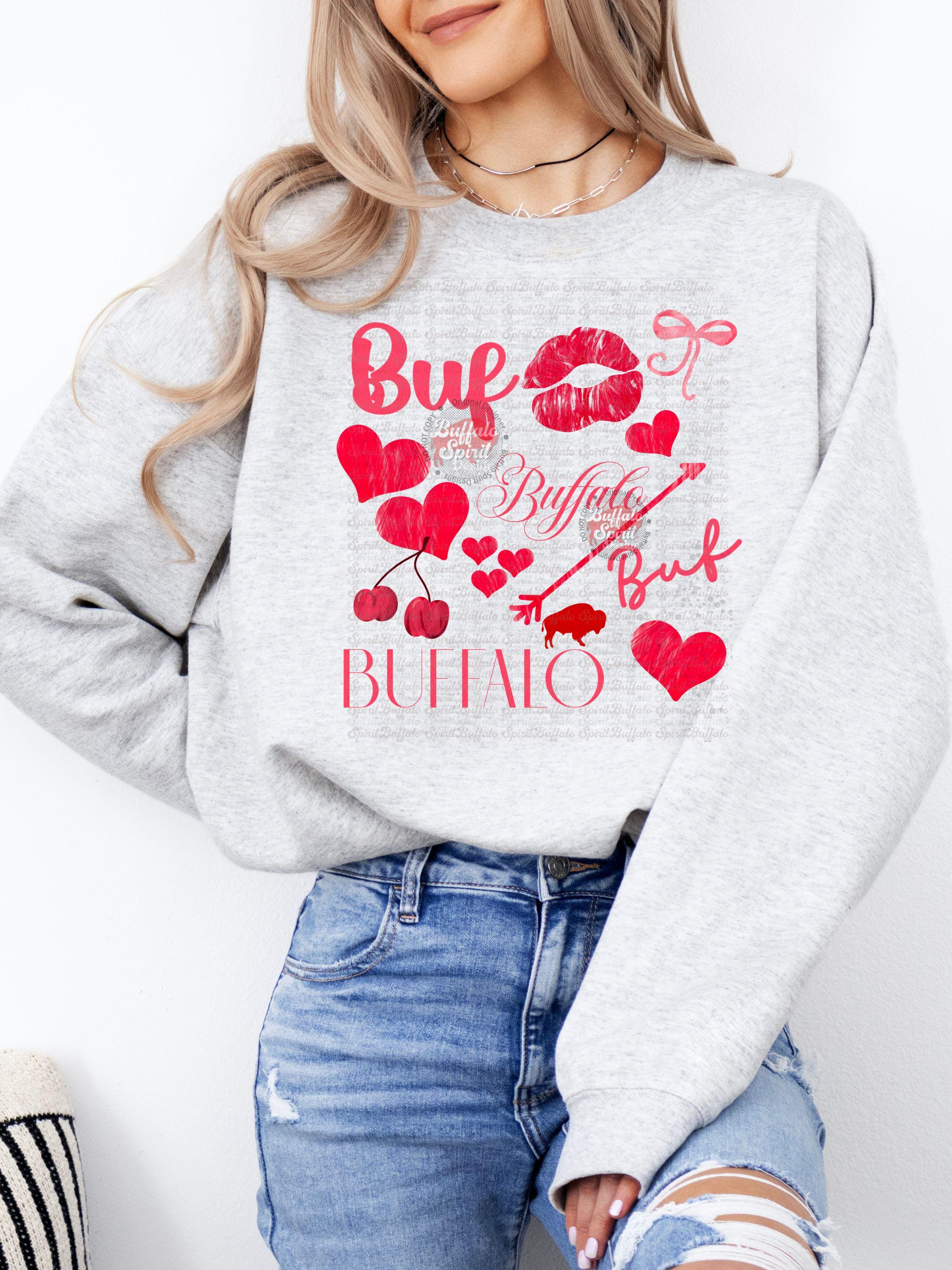 Buffalo Png, Buffalo Valentines Day Collage Png, Cutesy Buffalo Shirt ...