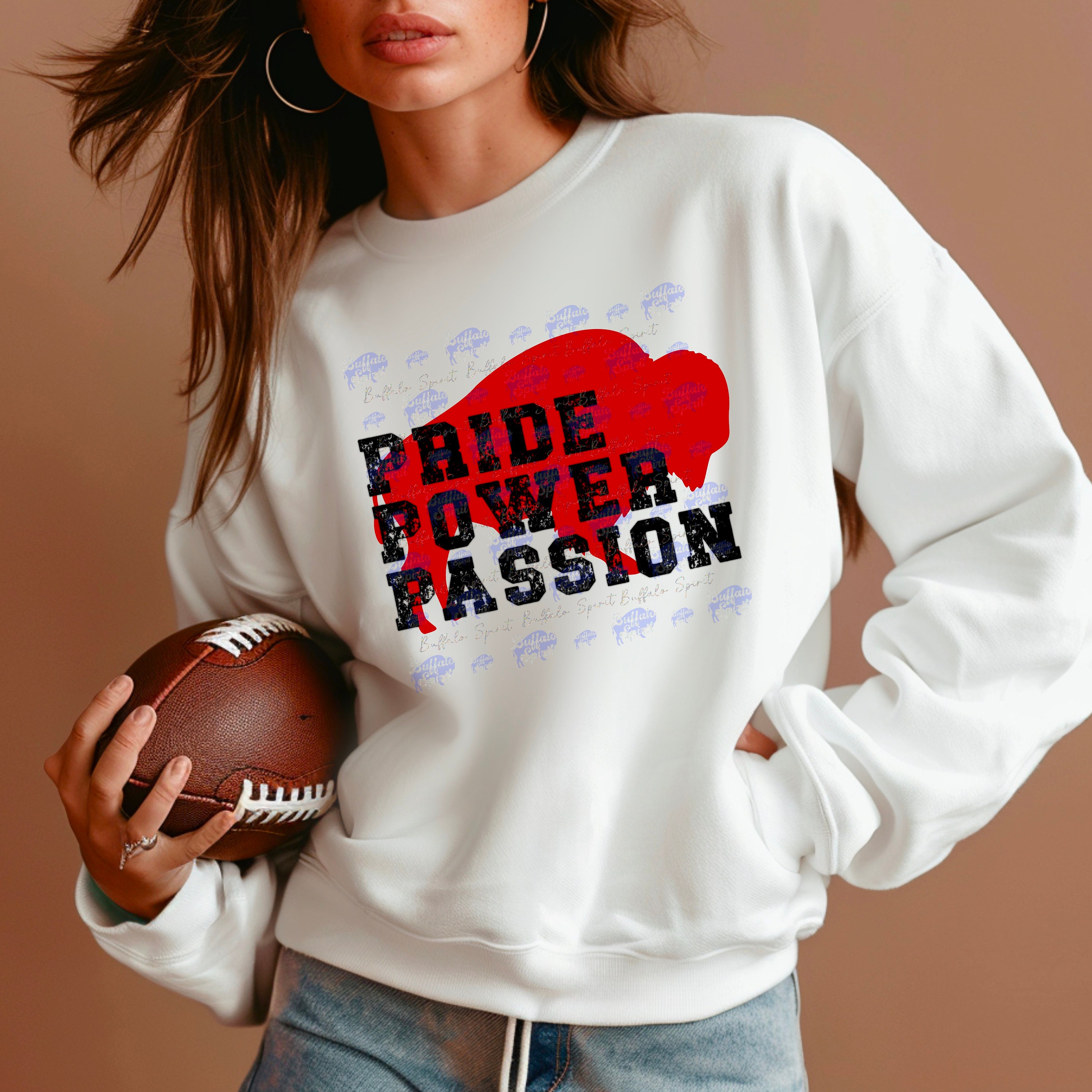 Buffalo PNG, Buffalo SVG, Pride Power Passion, Buffalo Football Shirt ...