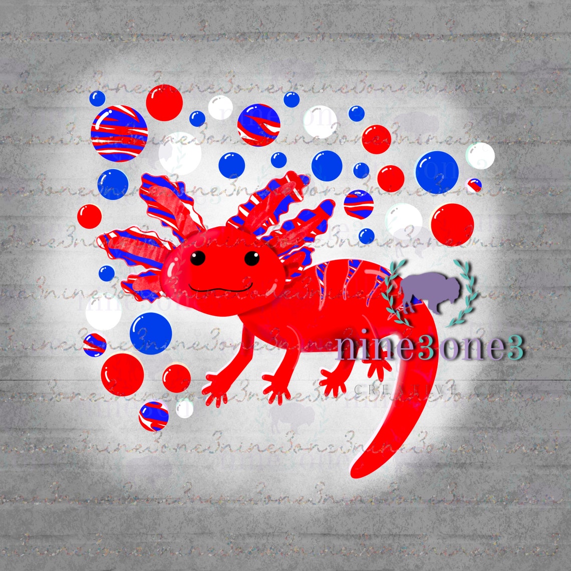Buffalo Axolotl Cute Axolotl Png, Axolotl Sublimation File, Axolotl ...
