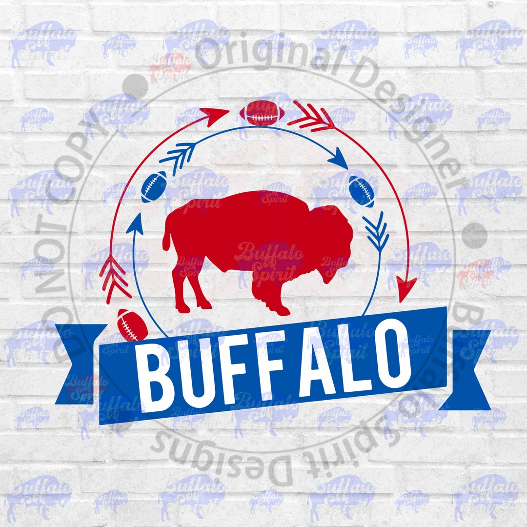 Cute Buffalo Football Shirt Design, Buffalo NY, SVG PNG (digital ...