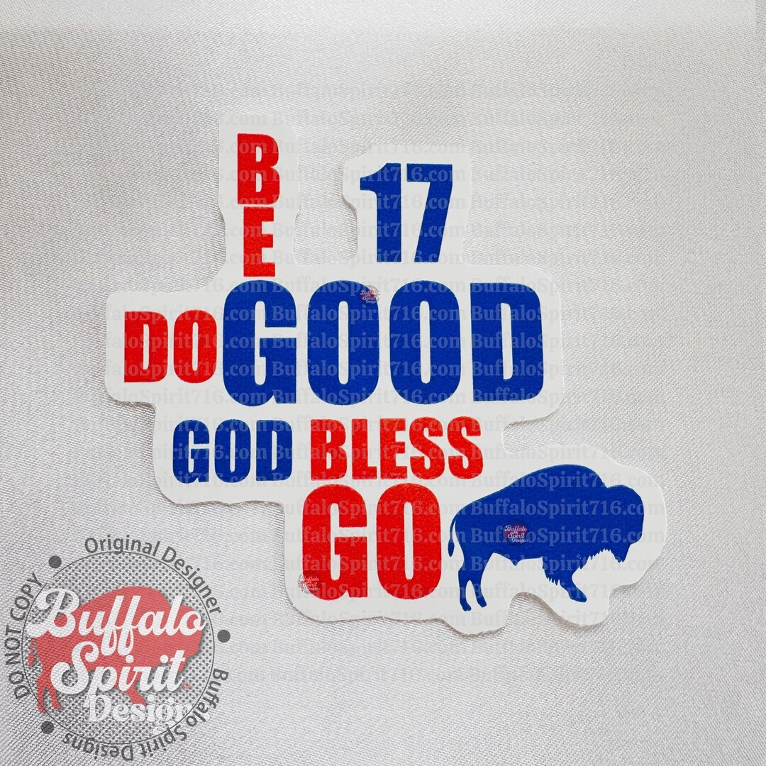 Be Good Do Good Sticker, Allen MVP Sticker, Buffalo Sticker, Let's Go ...