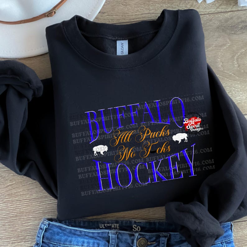Buffalo Png, Buffalo Hockey Png, All Pucks No Fcks Buffalo Shirt Design ...