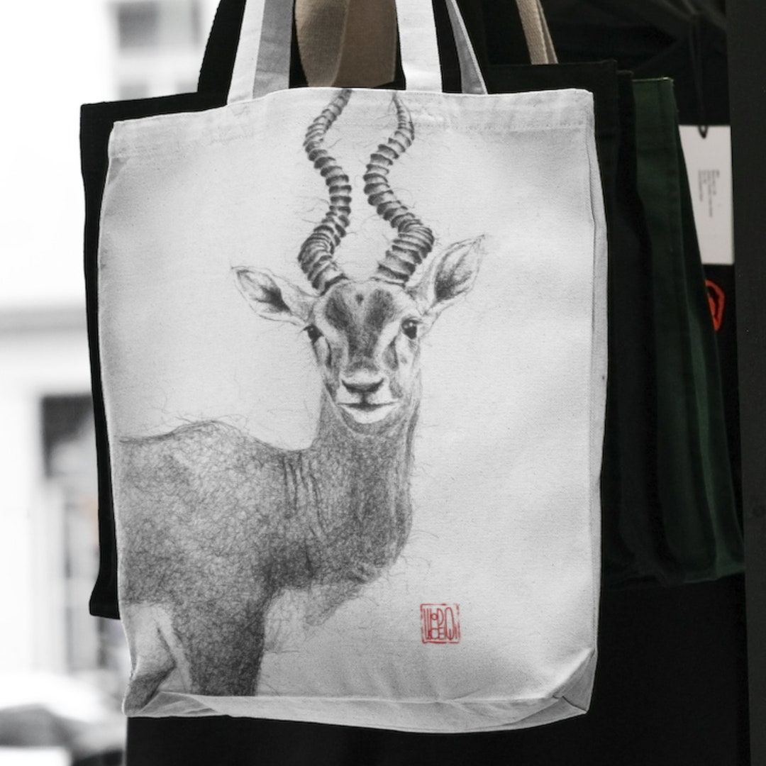 PRINTABLE Blackbuck Deer Pen Drawing Poster Wildlife Safari - Etsy