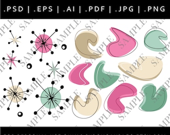 Mod Graphic Design - Etsy