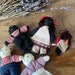 Hand Made Folk Art Primitive Dolls Miniature, Doll House, Set of 4 ...