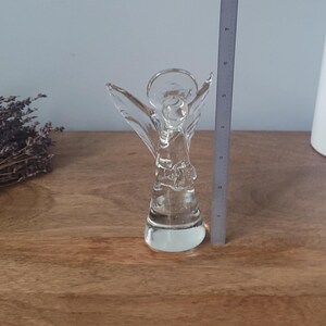 Clear Art Glass Murano Angel - Vintage - Etsy
