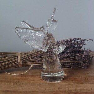 Clear Art Glass Murano Angel - Vintage - Etsy