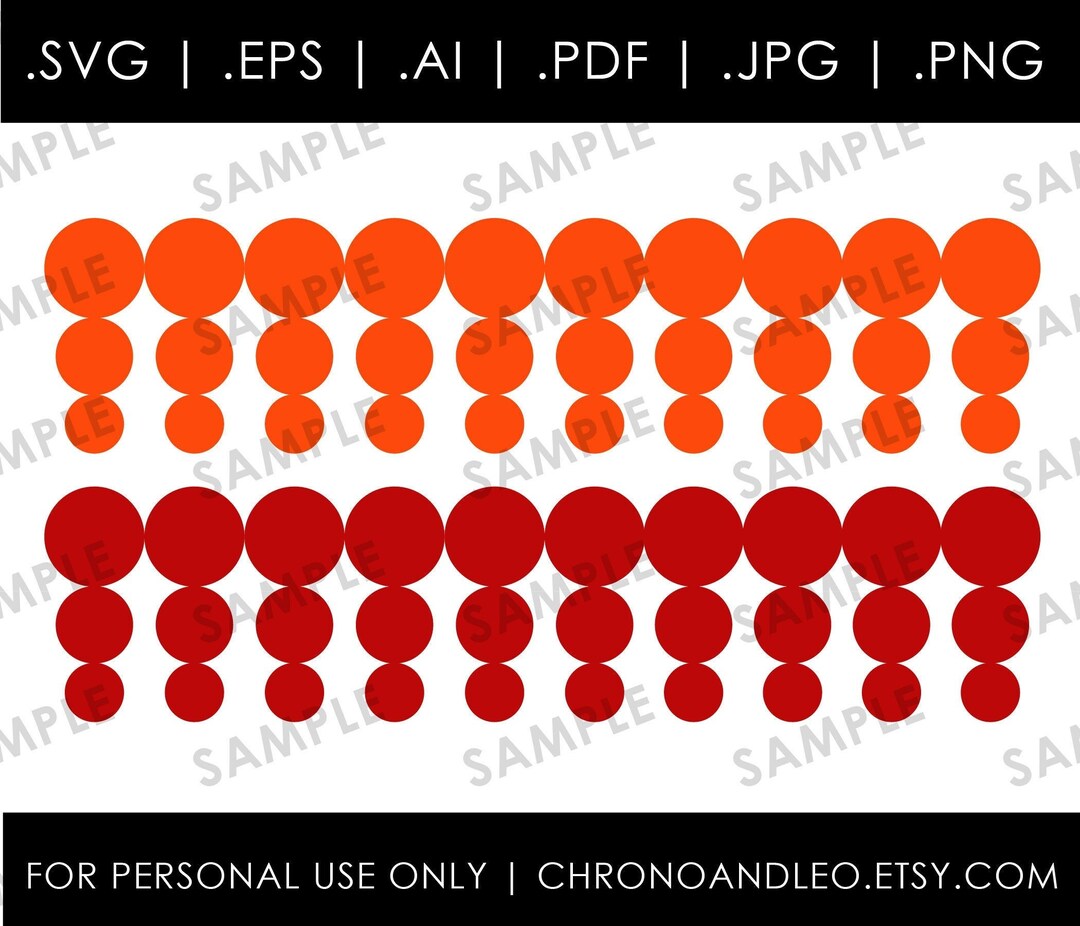 Pyrex New Dots 1970s Graphic: Vintage Digital Design (SVG, PDF, PNG) - Etsy