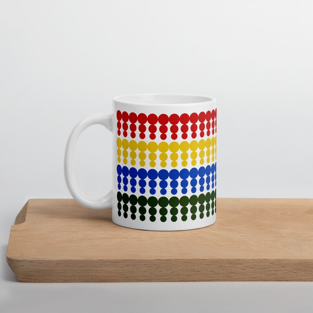 Pyrex Tasse New Dots Rainbow 1960er Retro 11oz 15oz Keramik Kaffeetasse ...