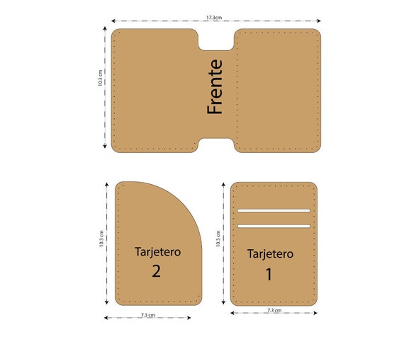 Patrones De Carteras De Papel Para Imprimir Patrón Billetera Cartos