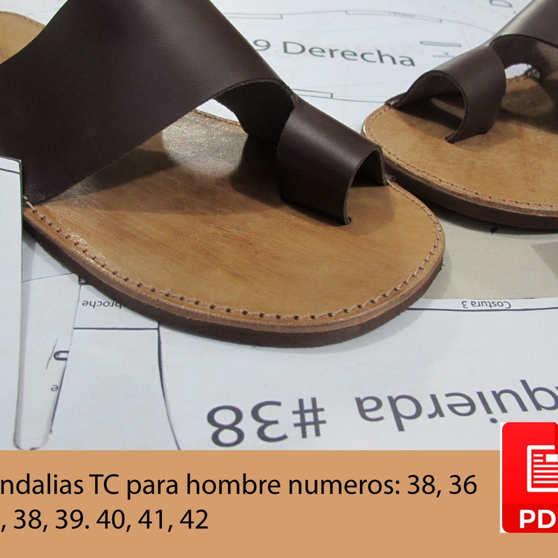 Leather Sandal Pattern - Etsy