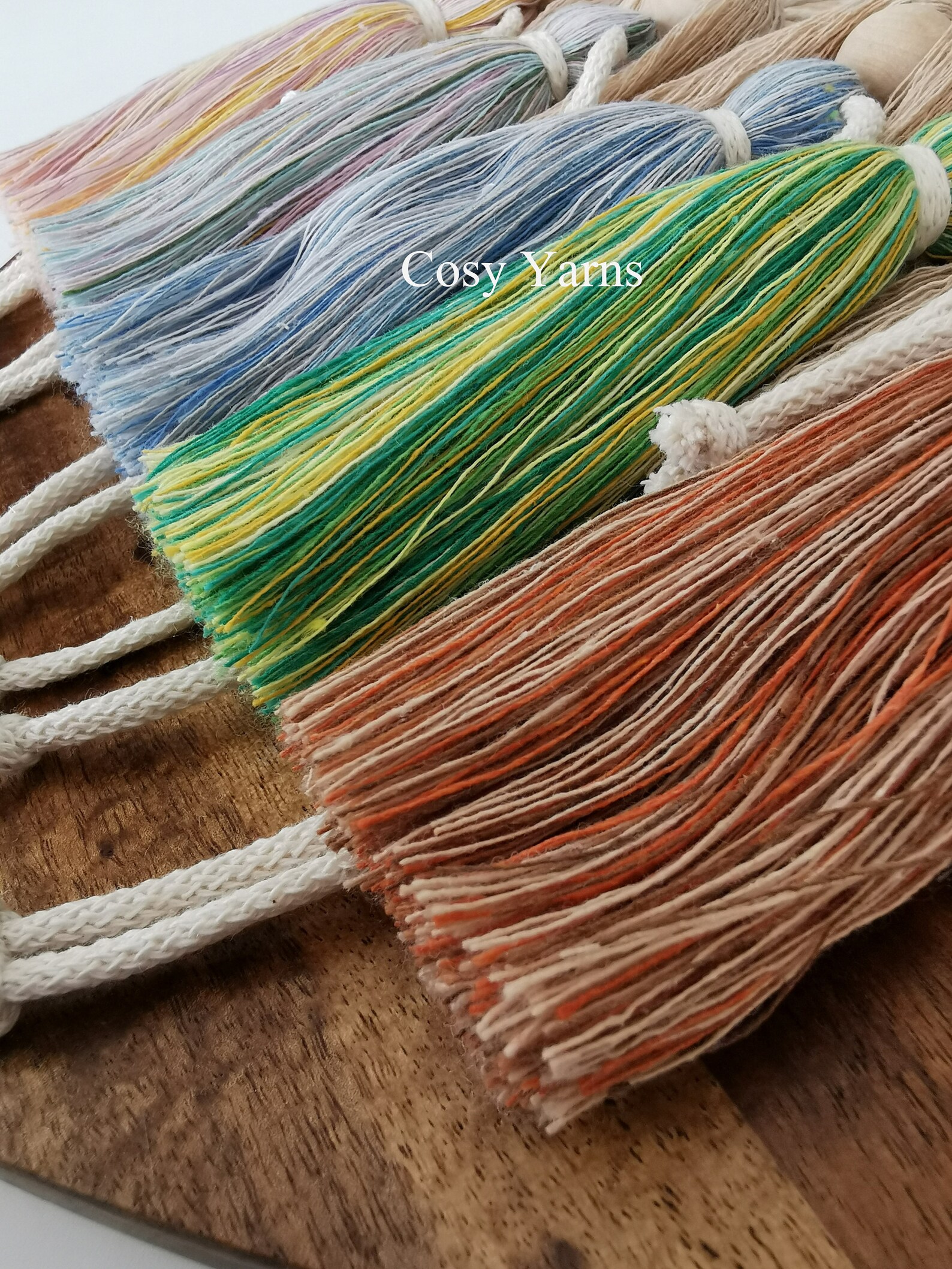 Macrame Twisted Cotton Cord 3.5 4mm single strand cotton | Etsy
